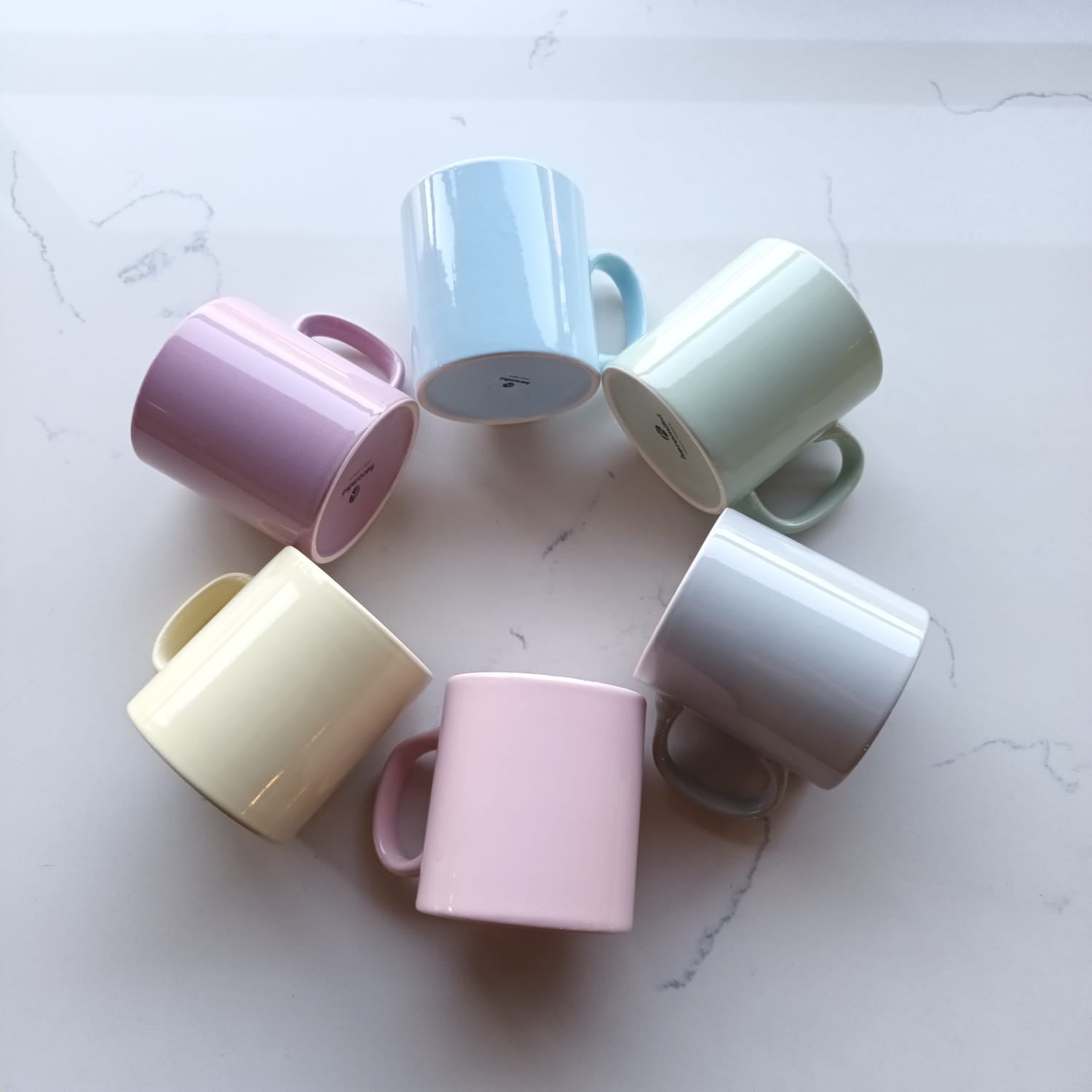 Pastel Mugs Modern and sleek - Keramika Brand from Turkey 300ml