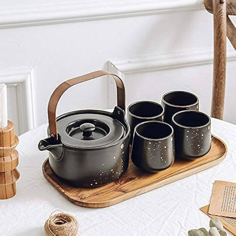Nordic Tea Set with Gold Specs