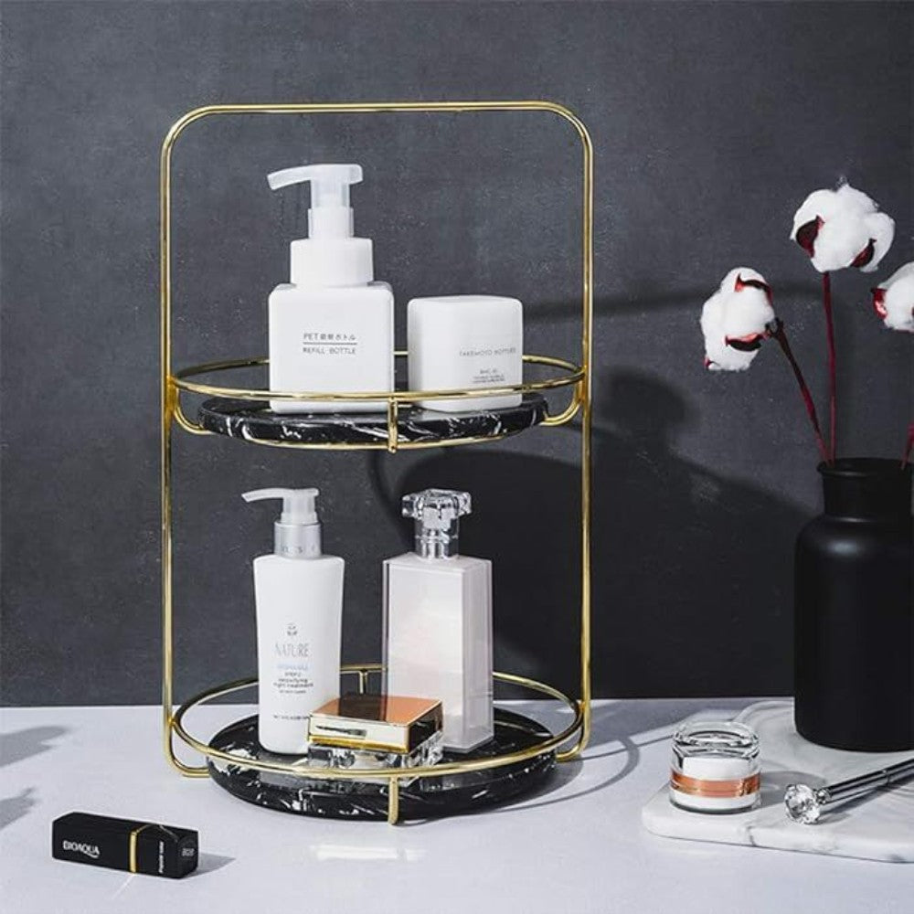 Two Tier Round Display-Organiser
